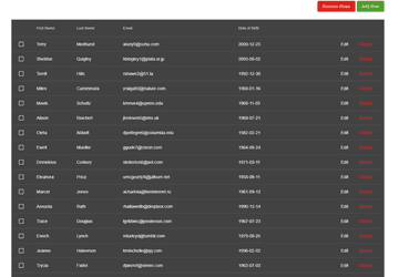 [Part 3] Load, Add, Update and Delete Table Rows using API Services